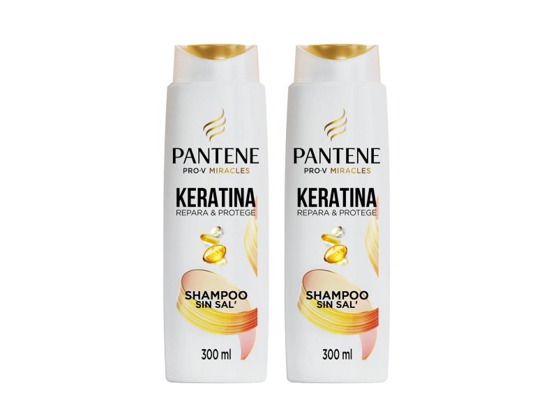 Pack X2 Shampoo Pantene Pro-V Miracles Keratina 300ml